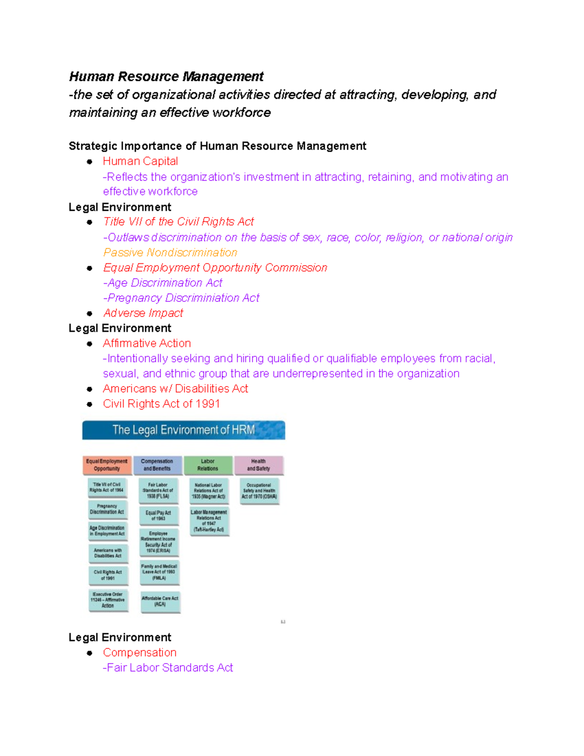 Ch. 8 Managing Human Resources in Organizations - Human Resource ...