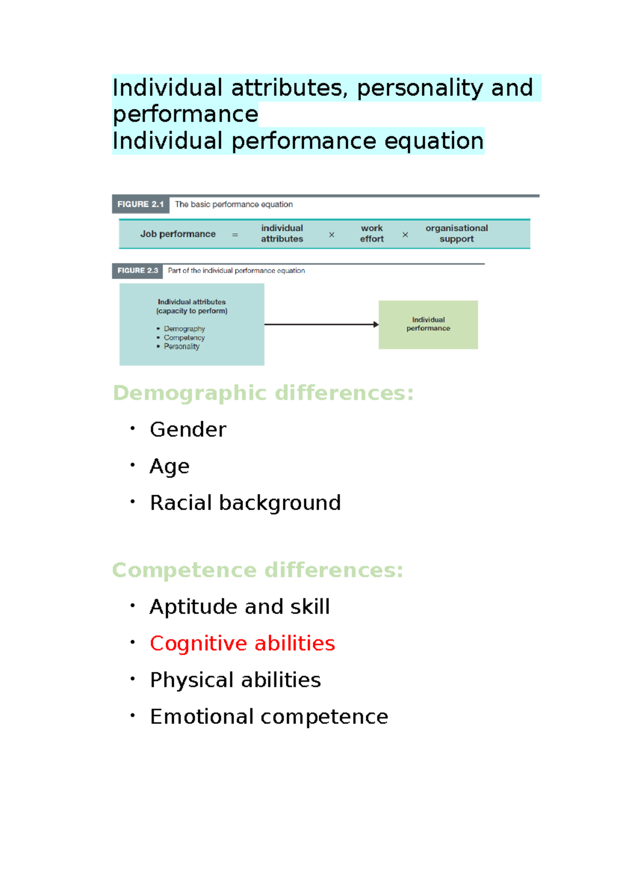 Consumer behaviour week 2 - Individual attributes, personality and ...