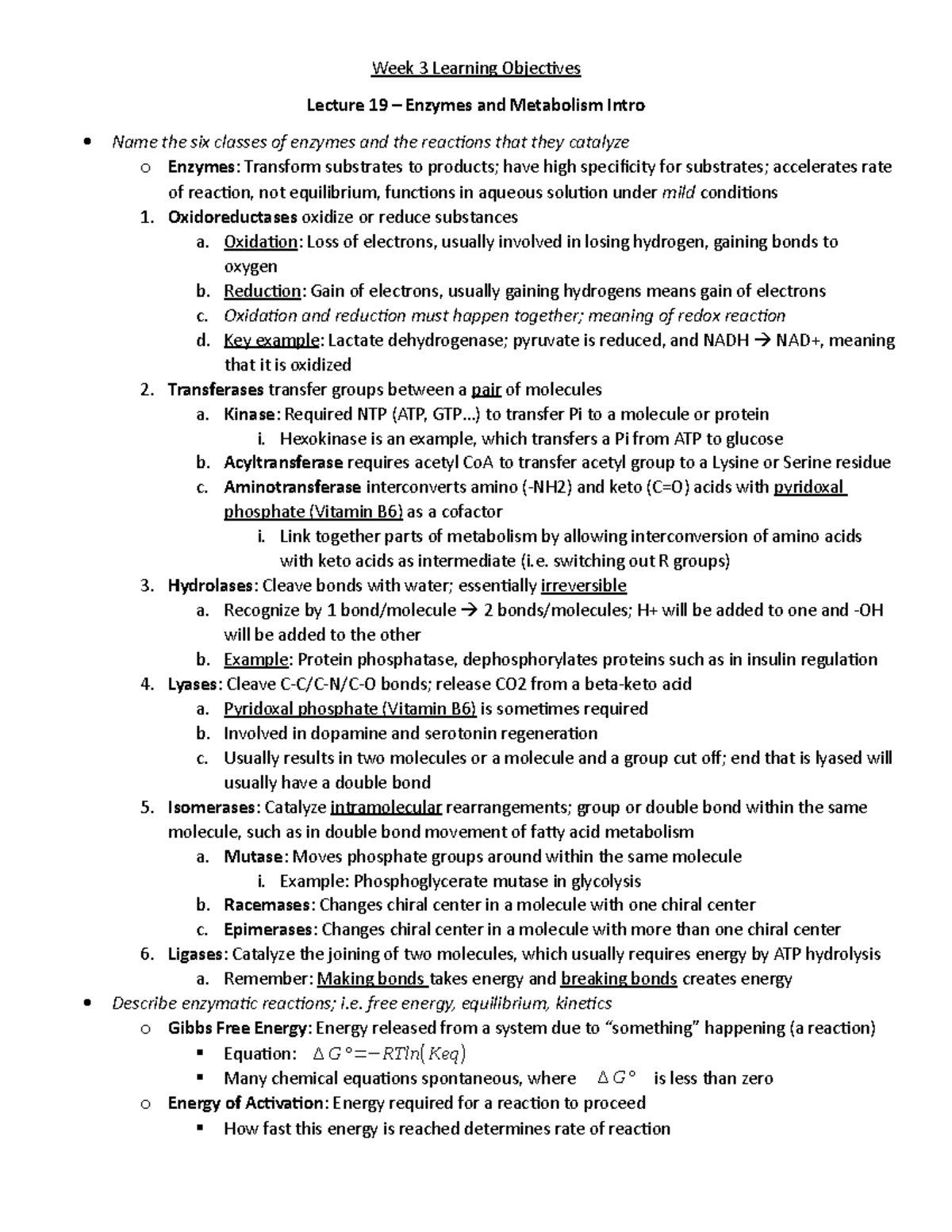 Week 3 - Learning Objectives - Week 3 Learning Objectives Lecture 19 ...