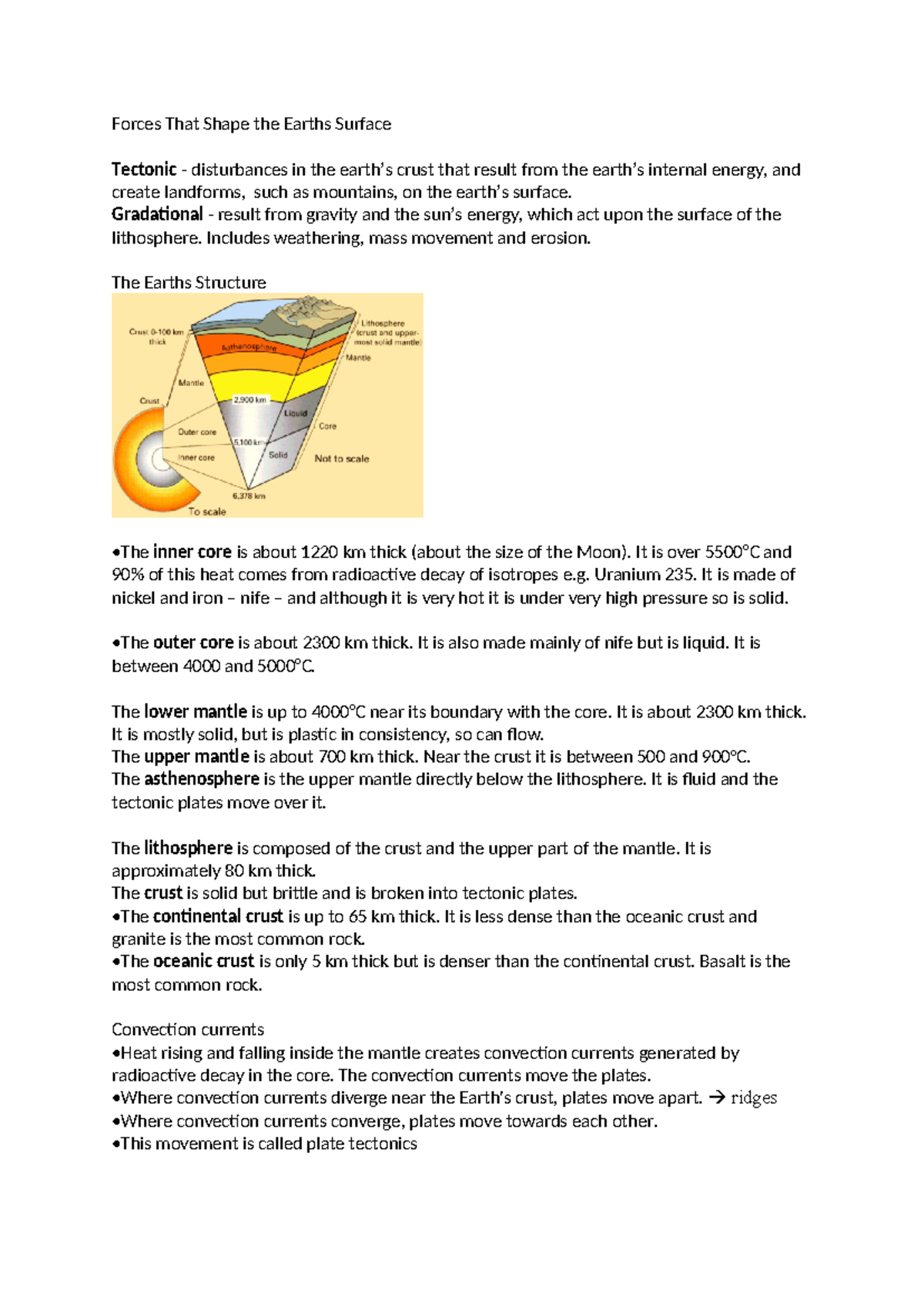 Lithosphere - Forces That Shape the Earths Surface Tectonic ...