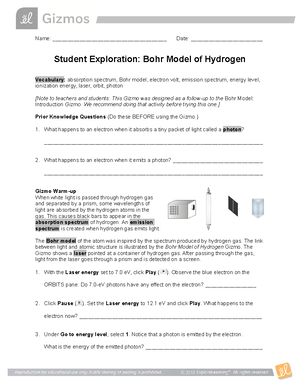 Gizmo - Circuit Builder - Student Exploration Sheet - Name: Veronica ...