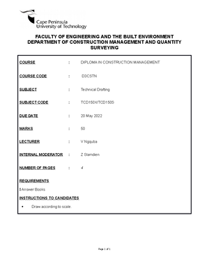 TCD150X SANS 10143 (Complete) BUILDING DRAWING GUIDELINE - SABS 0143 ...