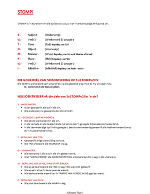 Ontkennende Vorm - n/a - ONS GEBRUIK NEGATIEF OM IETS IN DIE ...