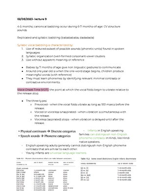 Lin 401 lecture 7 Phonology 3 - 2/01/2023- lecture 7 Distinctive ...