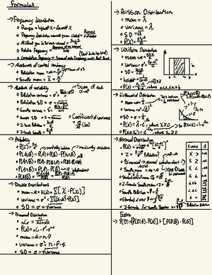 BU255 Midterm Cheat Sheet - Chapter 1 Vocabulary: Qualitative data: labels or names for - Studocu