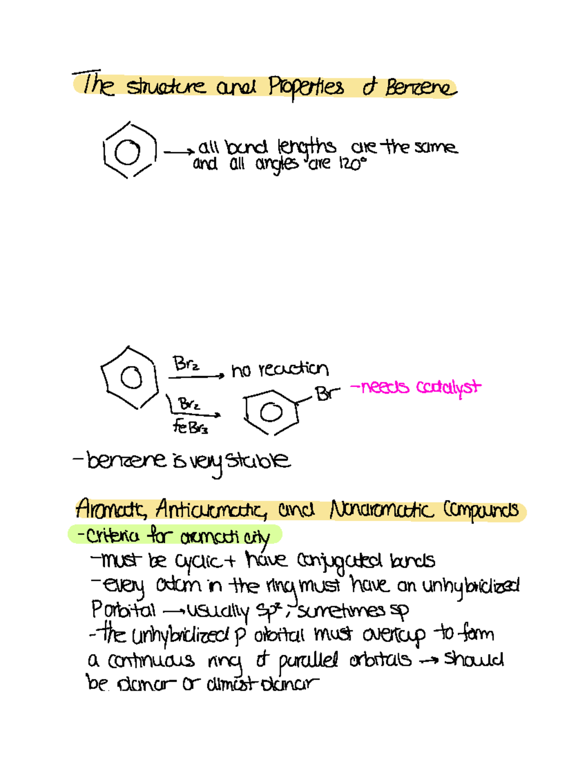 Orgo ch 16 aromatic compounds - ####### The structure and Properties d ...