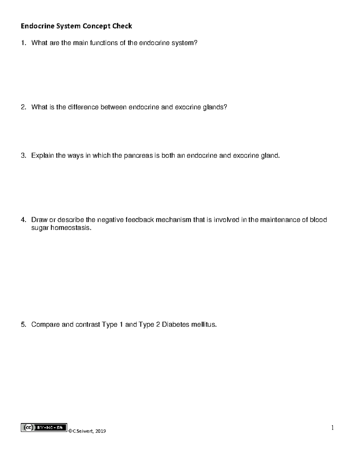 Module 13 Concept Check SP23 Endocrine and Reproductive - Endocrine System Concept Check 1. What ...