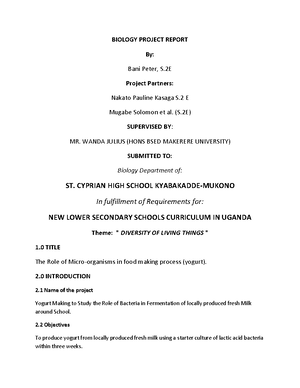 Project work marking guide - final - MARK ALLOCATION SUMMARY OF THE PROJECT WORK. No ASPECT TO ...