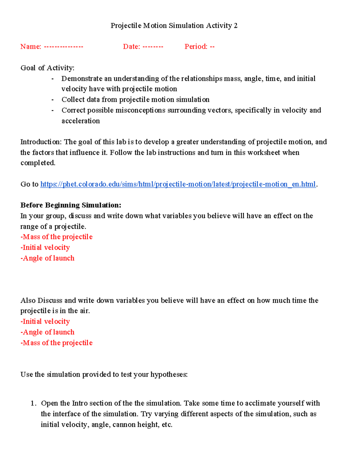 Annotated-Projectile%20Motion%20Simulation%20-%202023.docx - Projectile ...