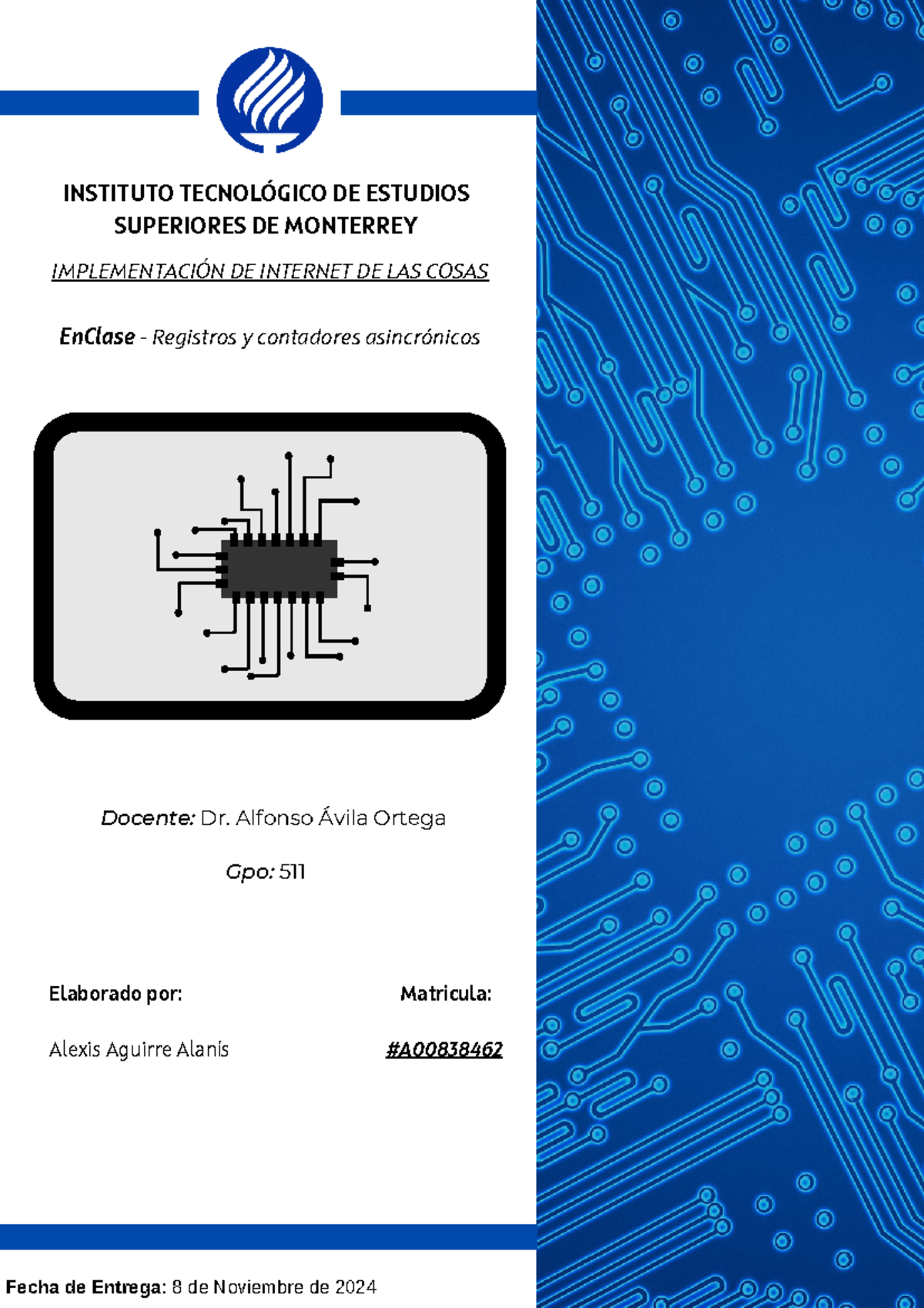 En Clase Registros y contadores asincrónicos - Alexis Aguirre Alanís ...