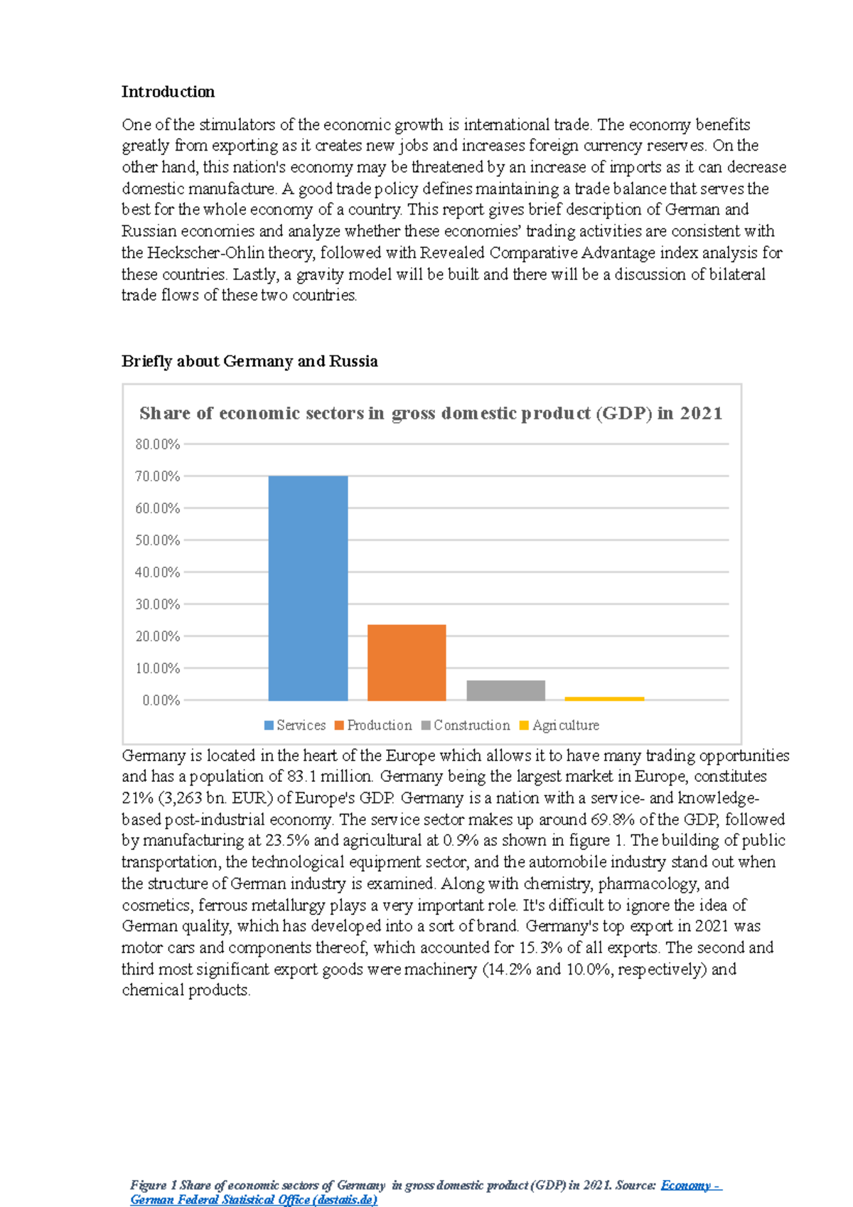 Germany Russia trade relationship - Introduction One of the stimulators ...