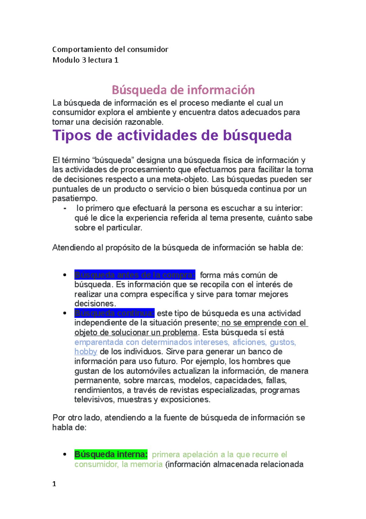 Comportamiento del C - gbre - Comportamiento del consumidor Modulo 3 ...