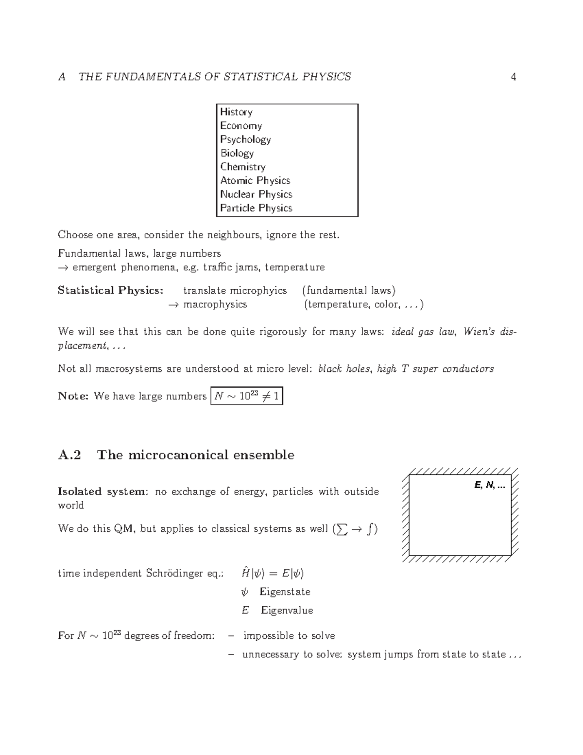 Topic one of the notes-statistical mechanics - History Economy ...