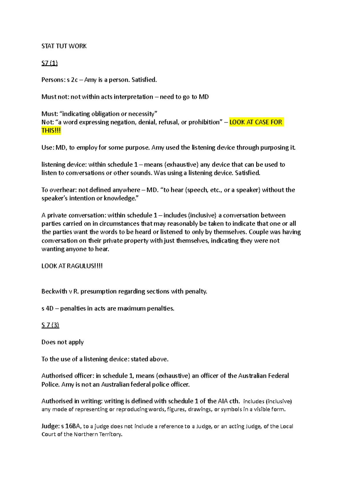 STAT TUT WORK 12 - STAT TUT WORK 12 - STAT TUT WORK S7 (1) Persons: s ...