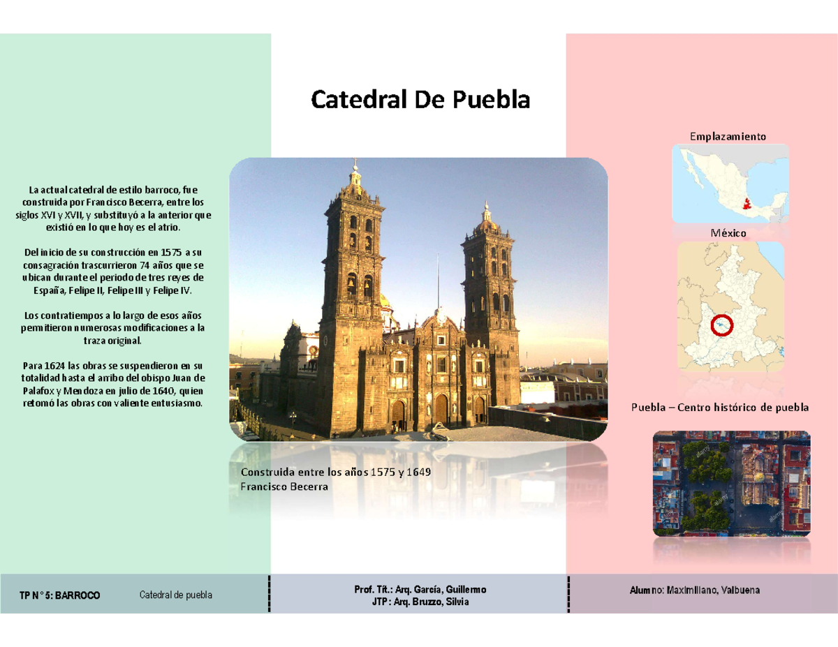 Tp3 - catedral de puebla - Warning: TT: undefined function: 32 Catedral De Puebla Construida ...