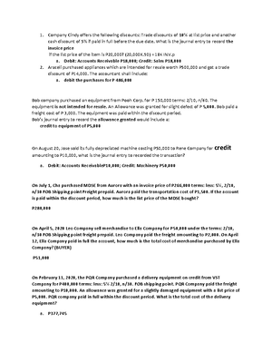ACC111 Reviewer - Accounting and its Environment Accounting is the ...