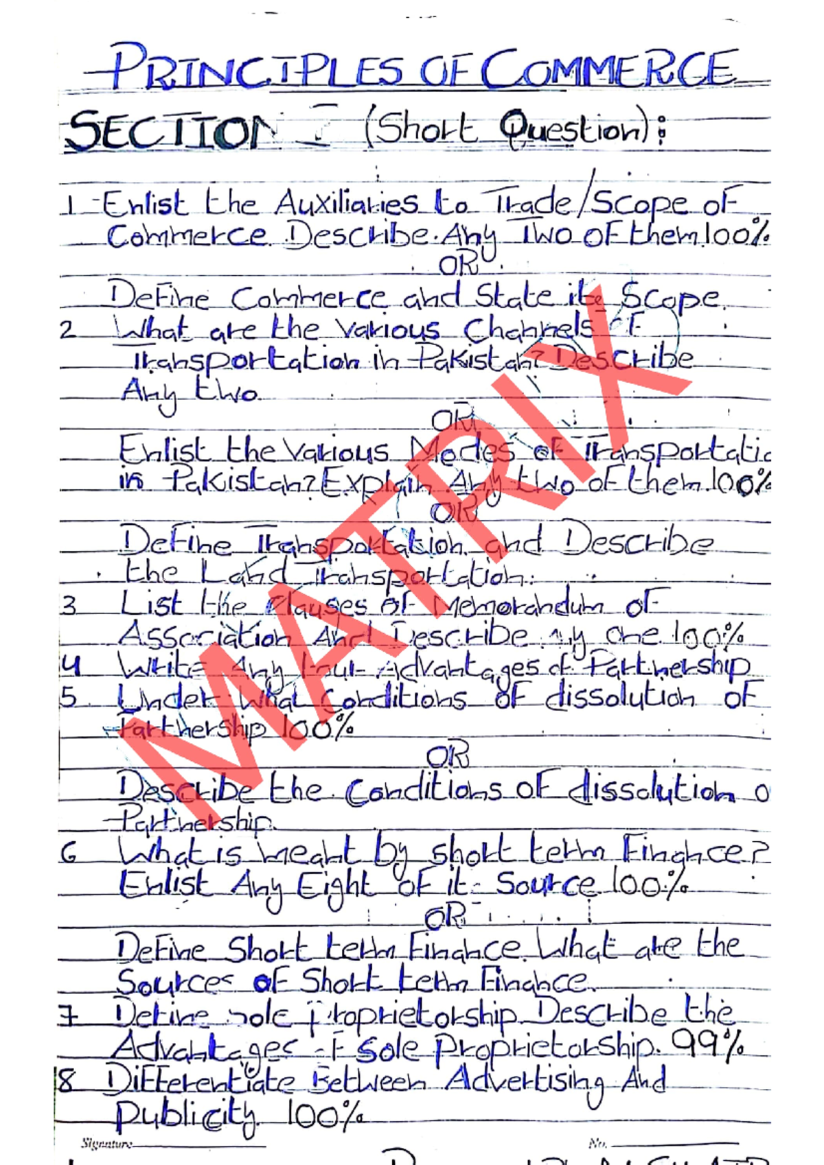 XI POC Commerce Target Paper 2024 - PRINCIPLES OF COMMERCE SECTION ...