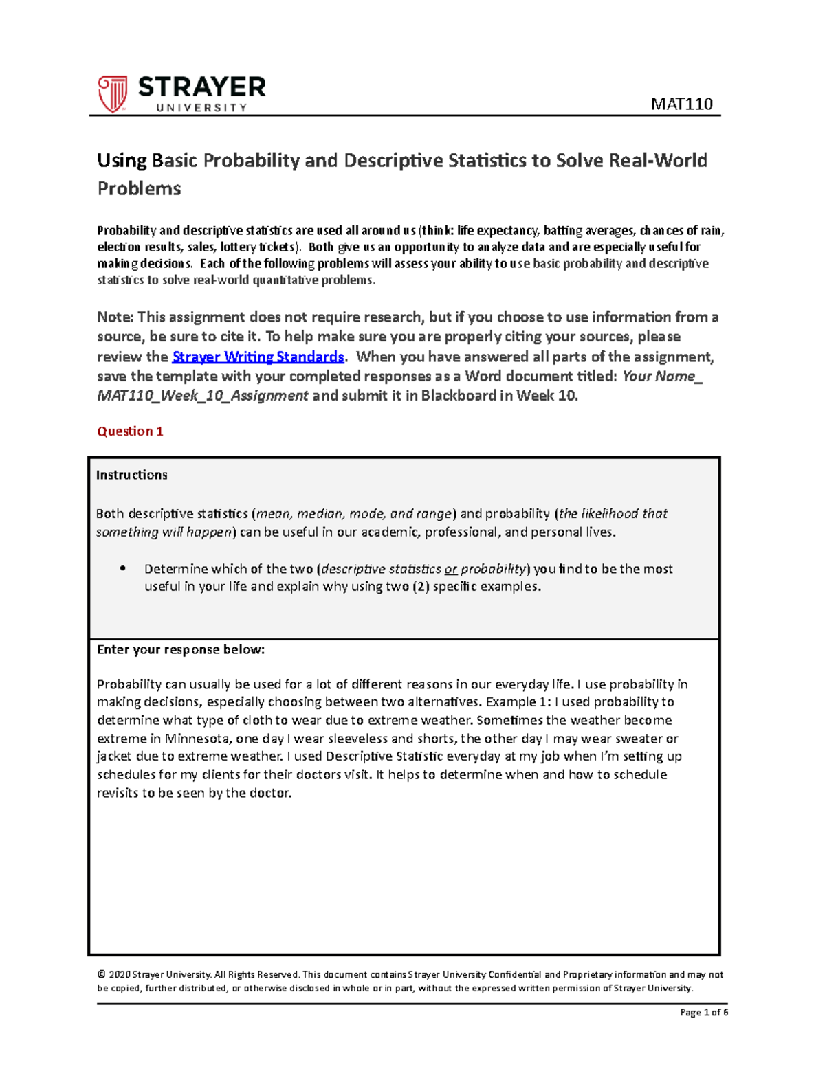 MAT110 Week10 assignment template Alphonso Massaley - Using Basic ...