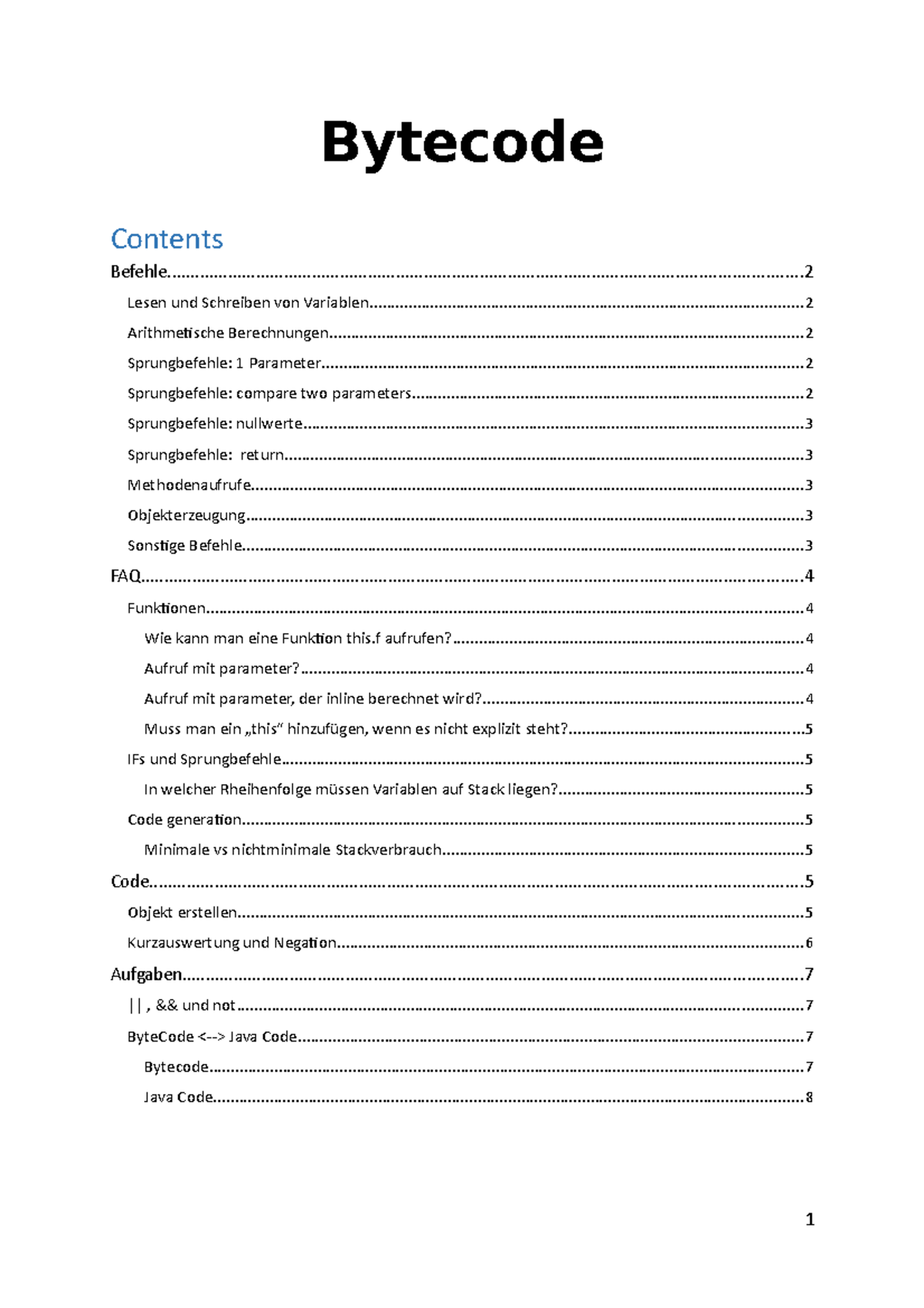 Bytecode - by Valerii Zhyla - Bytecode - Studocu