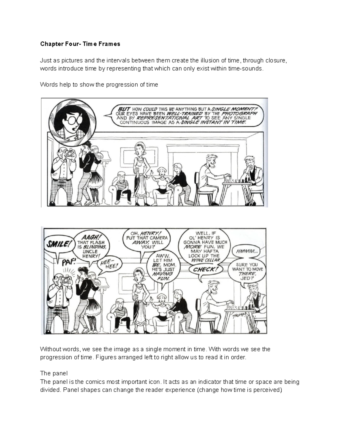 Mc Cloud’s Understanding Comics-Chapter 4 - Chapter Four- Time Frames ...