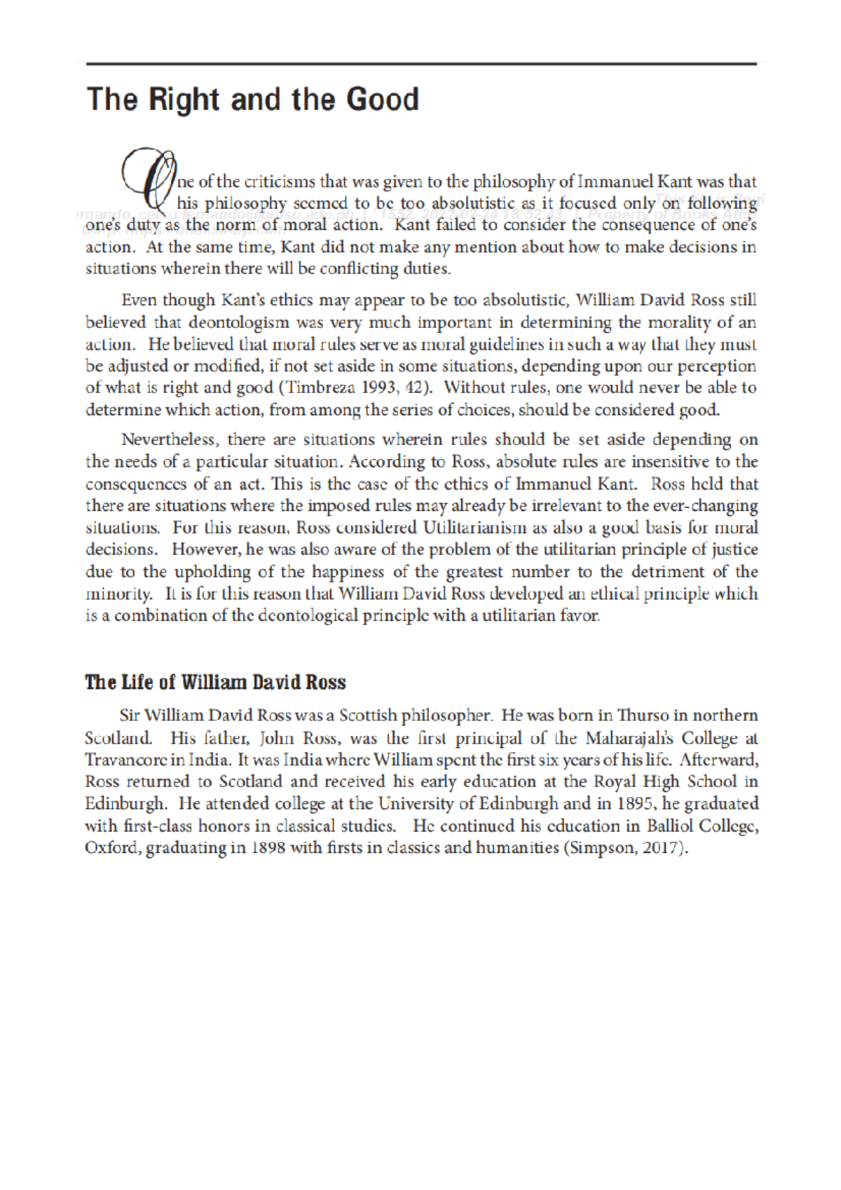 9-The Right and The Good - Legal Management - Studocu