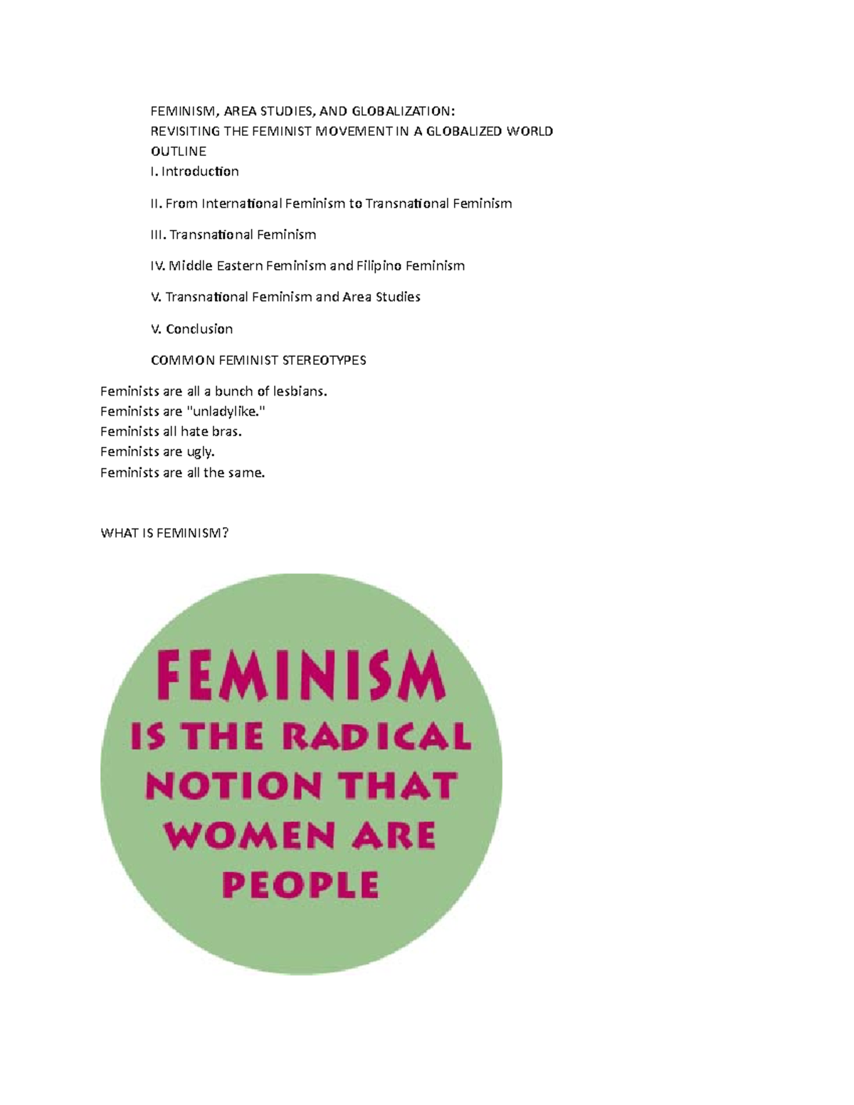 Feminism - It is all about main issues that third wave feminists are ...