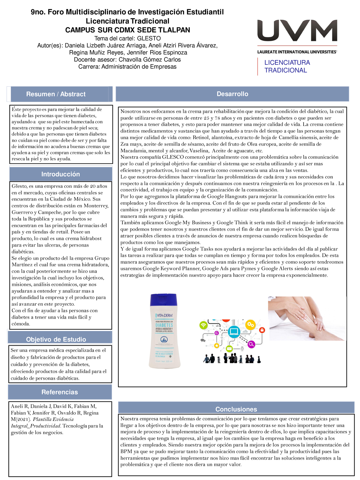 Cartel - Glesto, Tec. - Tecnologias Para la Gestion - UVM - Studocu