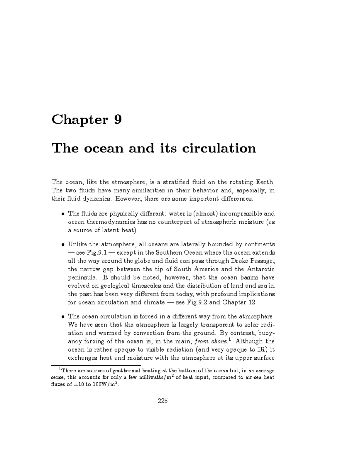 Chapter 9 - Chapter 9 The ocean and its circulation The ocean, like the ...