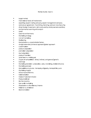 Unit # 1 Exam Study Guide - Unit #1 Exam Study Guide Please use the ...