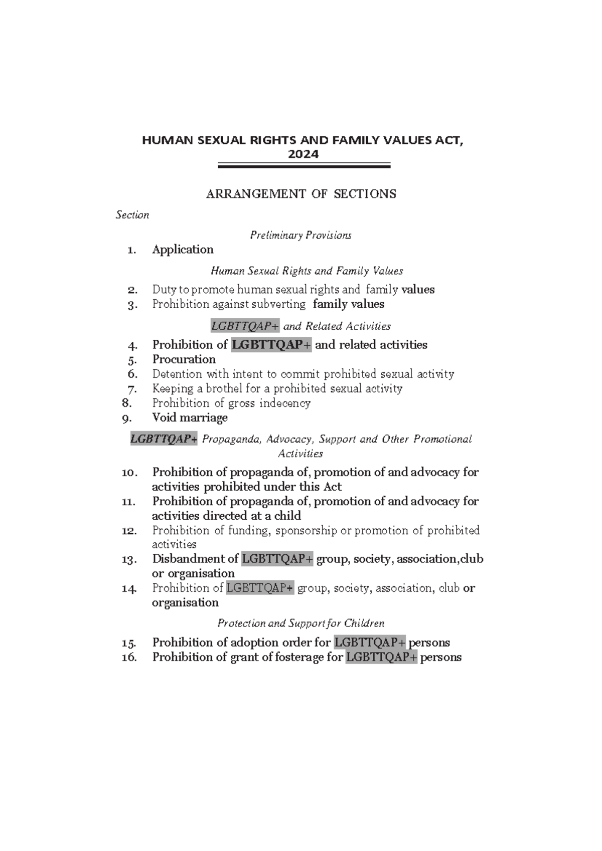 Human Sexual Right AND Family Value 240301 111857 - Promotion of Human ...