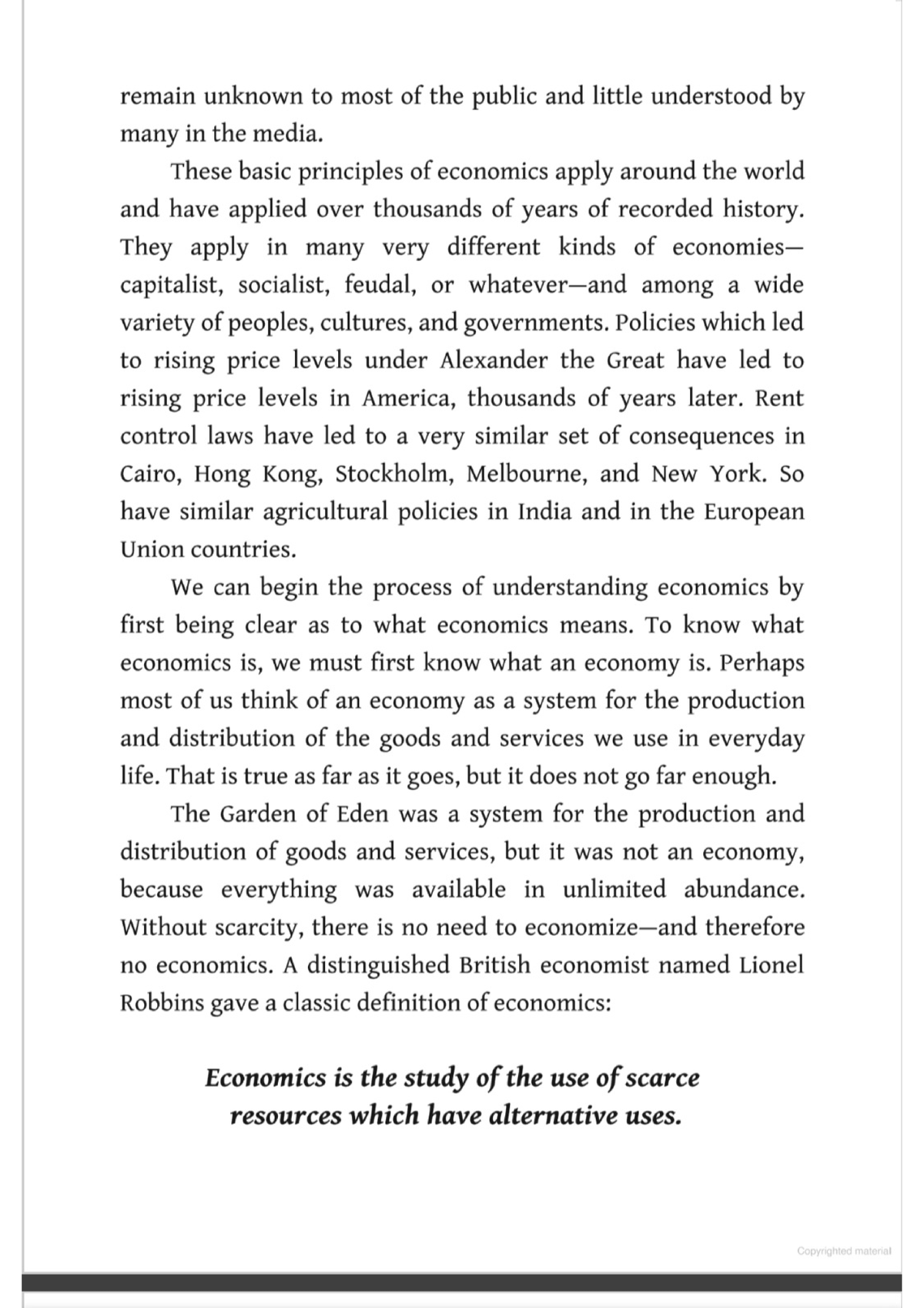 Description of economics - Business Economics - Studocu