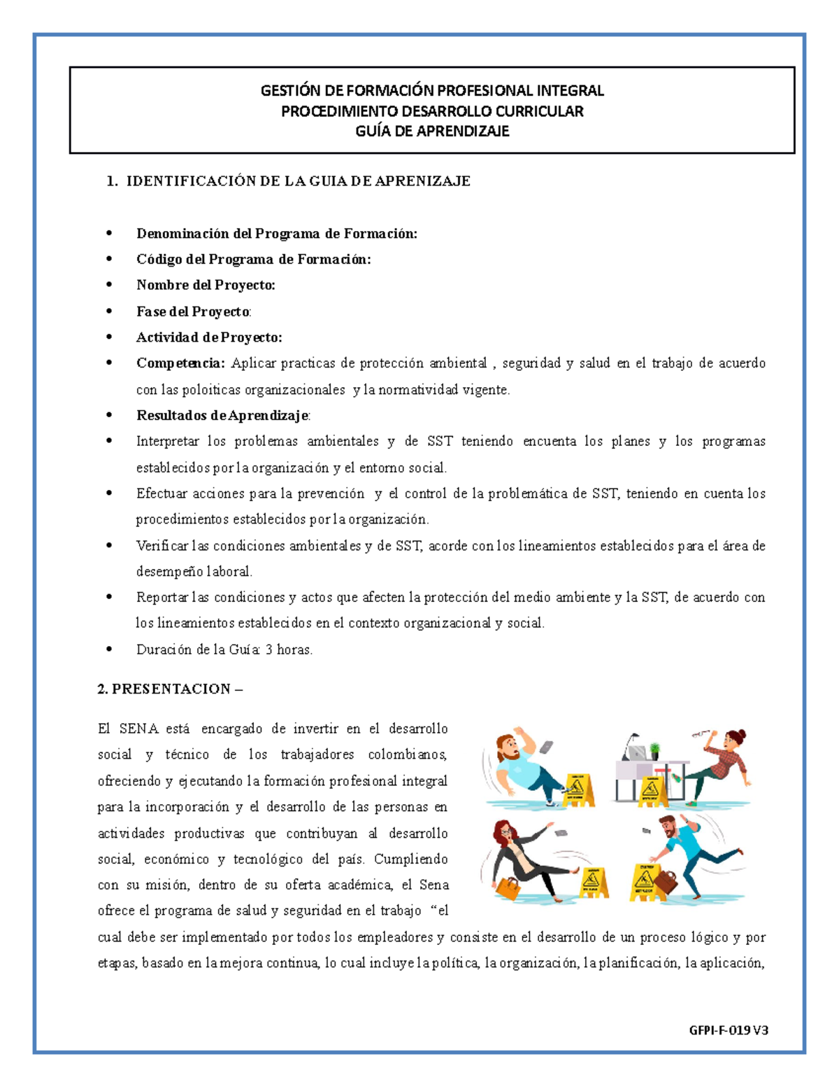 GUIA DE Aprendizaje Abril - 2021 - GESTIÓN DE FORMACIÓN PROFESIONAL INTEGRAL PROCEDIMIENTO - Studocu