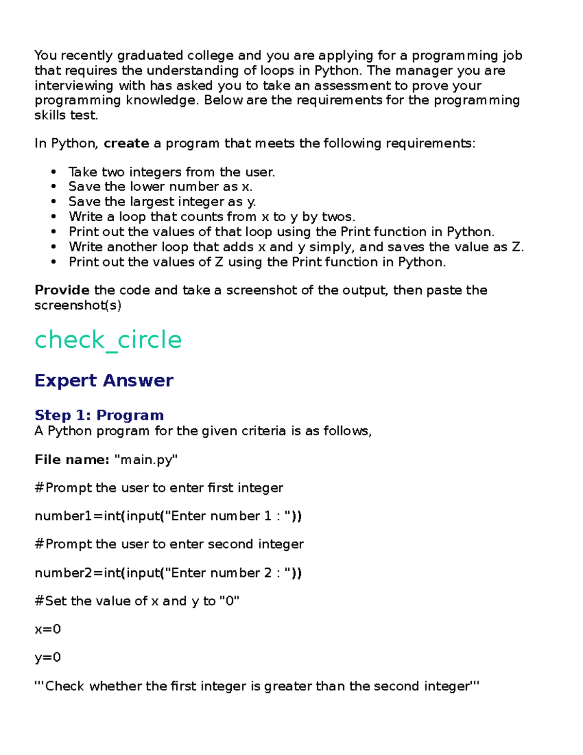 Week 2 cheat sheets - You recently graduated college and you are ...