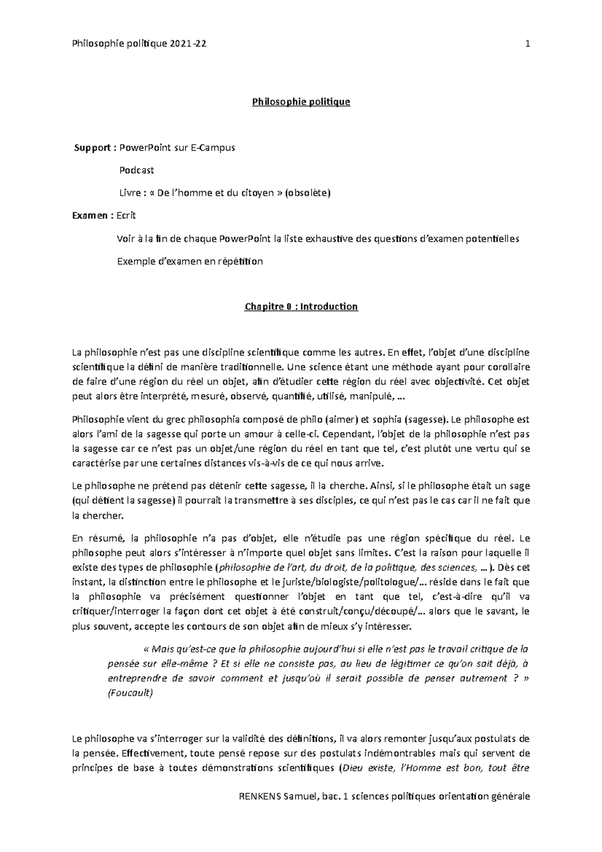 Philosophie politique - Philosophie politique Support : PowerPoint sur ...
