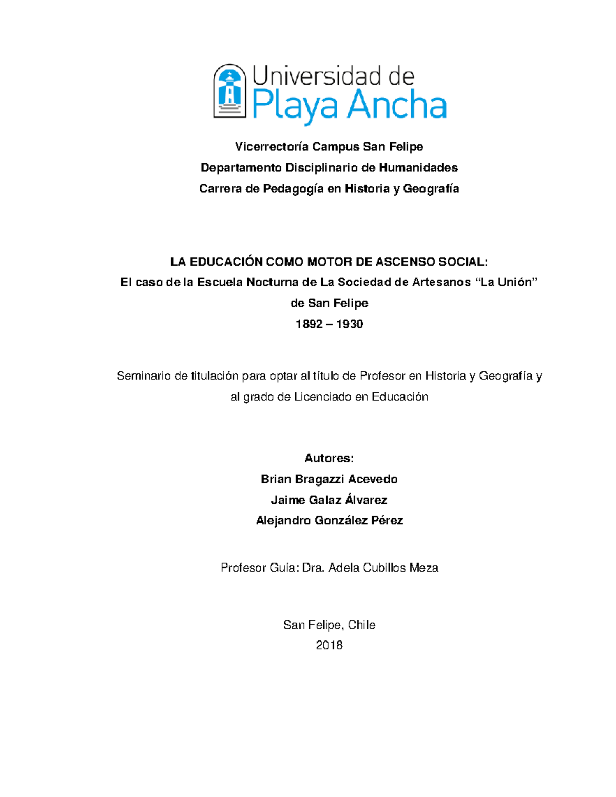 Tesis Final Empaste PDF - Campus San Felipe Departamento Disciplinario ...