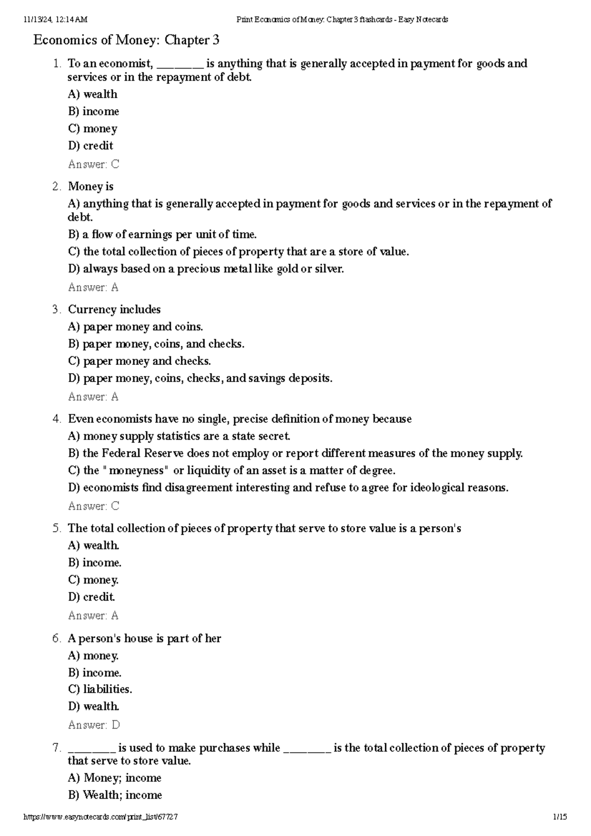 Chapter 3 đã gộp - TIỀN TỆ NGÂN HÀNG TRẮC NGHIỆM - 1. 2. 3. 4. 5. 6. 7 ...