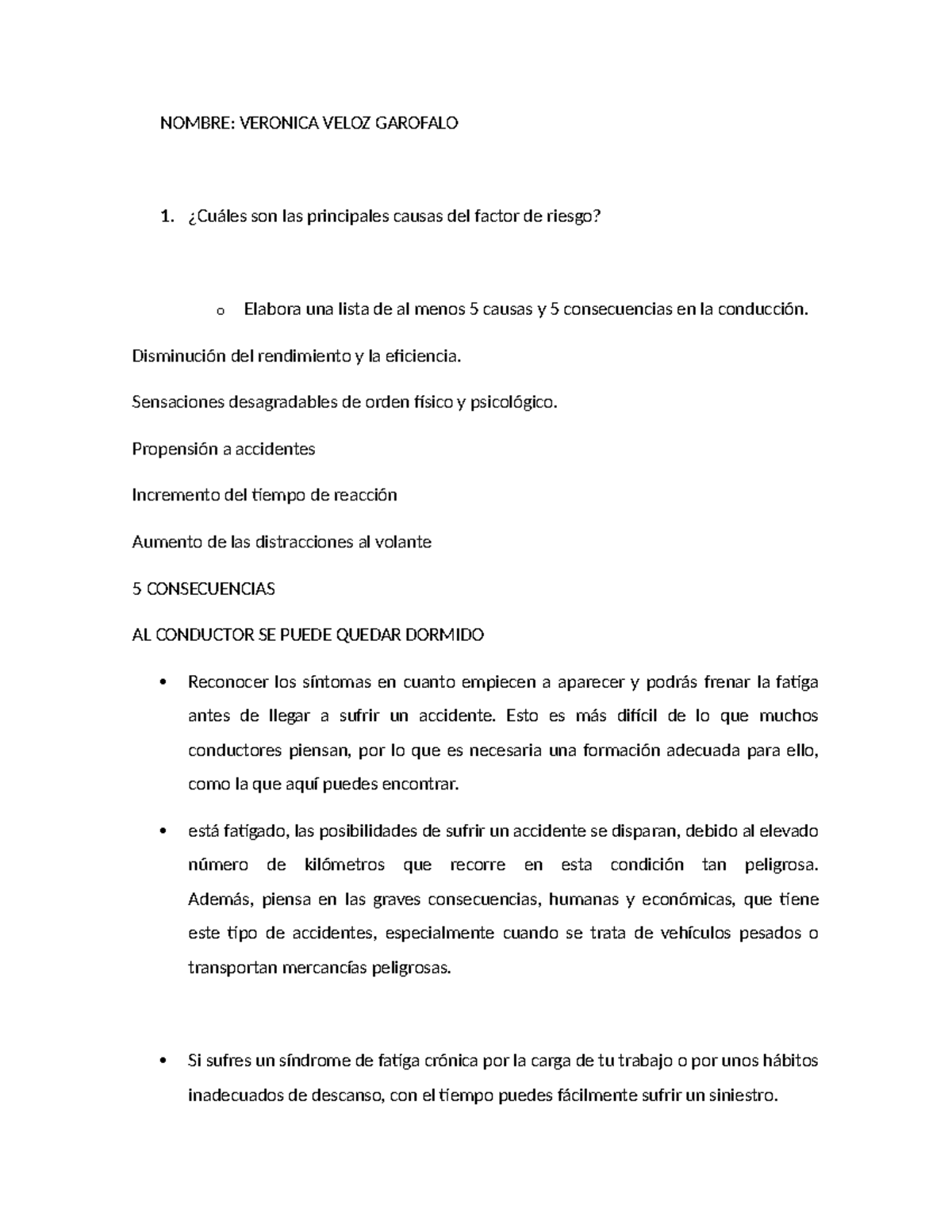 Grupo 1 Veronica veloz - introduccion - NOMBRE: VERONICA VELOZ GAROFALO ...