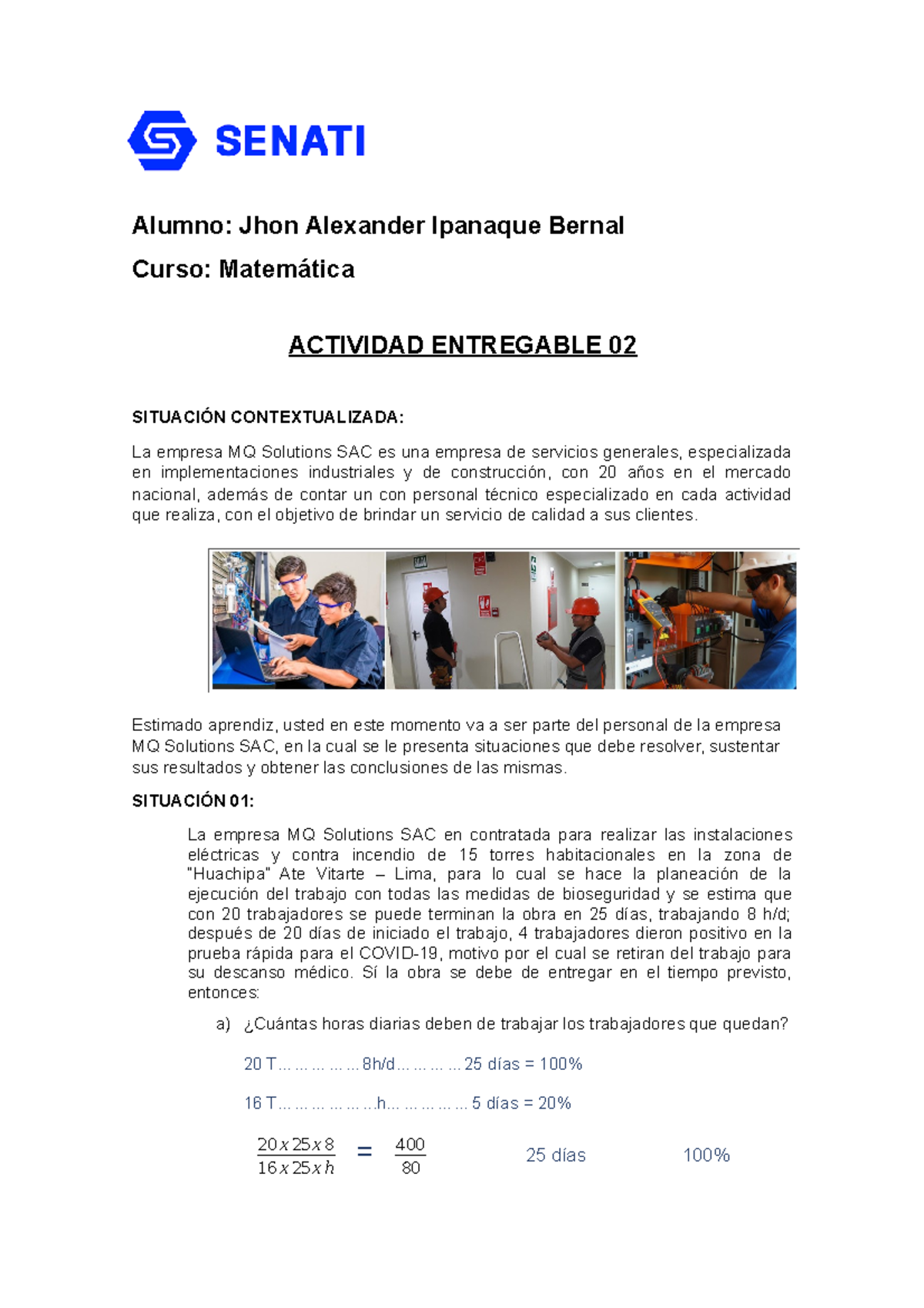 Entregable 02 matematica - StuDocu