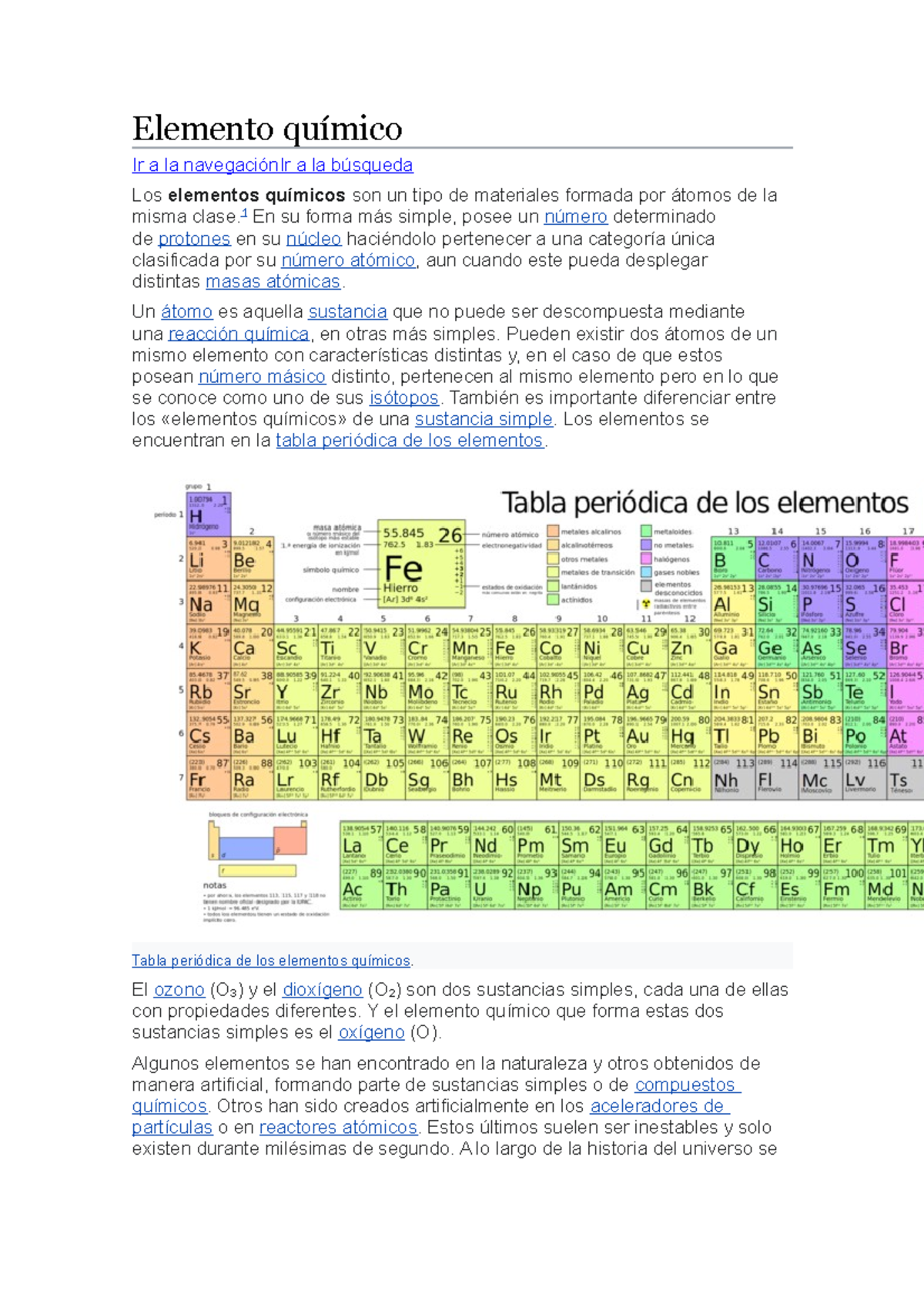 Elemento químico - quimica - Elemento químico Ir a la navegaciónIr a la ...