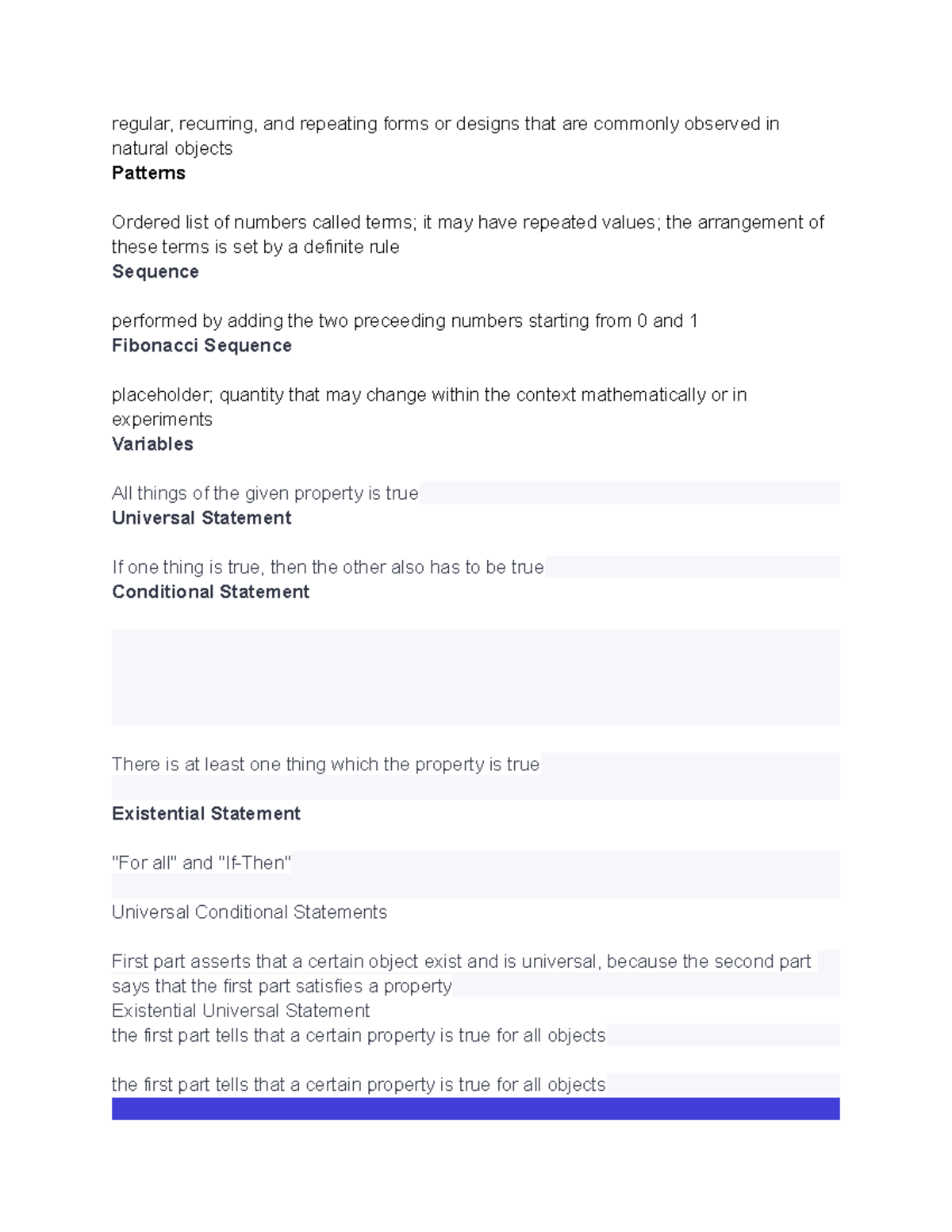 Mathematics - tkjkk - regular, recurring, and repeating forms or ...