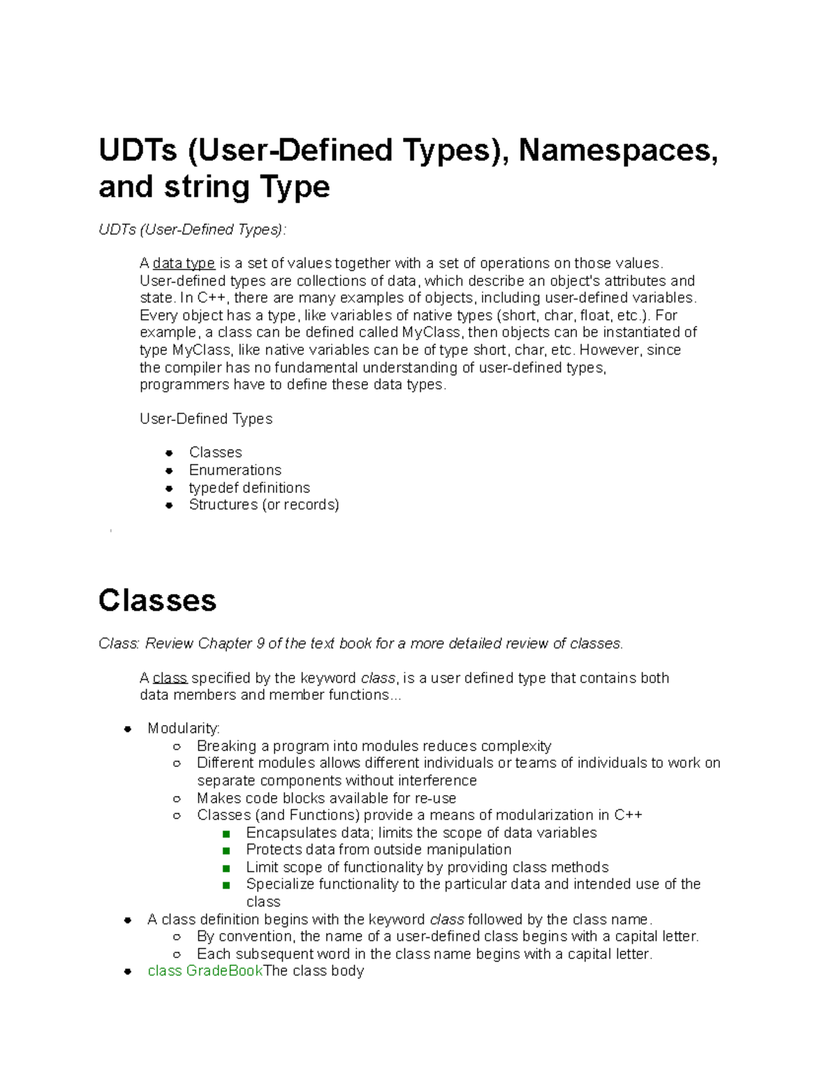 Udts User Defined Types Namespaces And String Type Udts User Defined Types Namespaces 2028