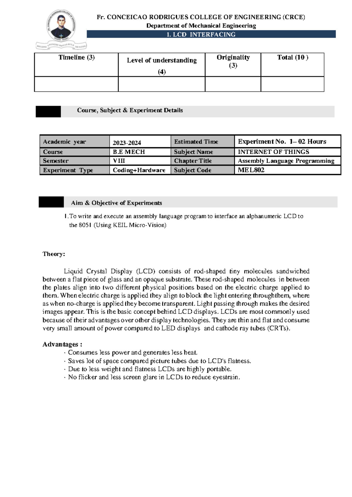 Lcd edited merged - Fr. CONCEICAO RODRIGUES COLLEGE OF ENGINEERING ...