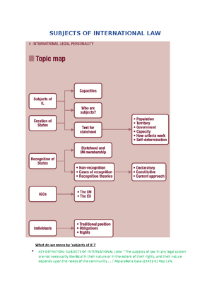 1. Introduction What is International law - Introduction: The nature of ...