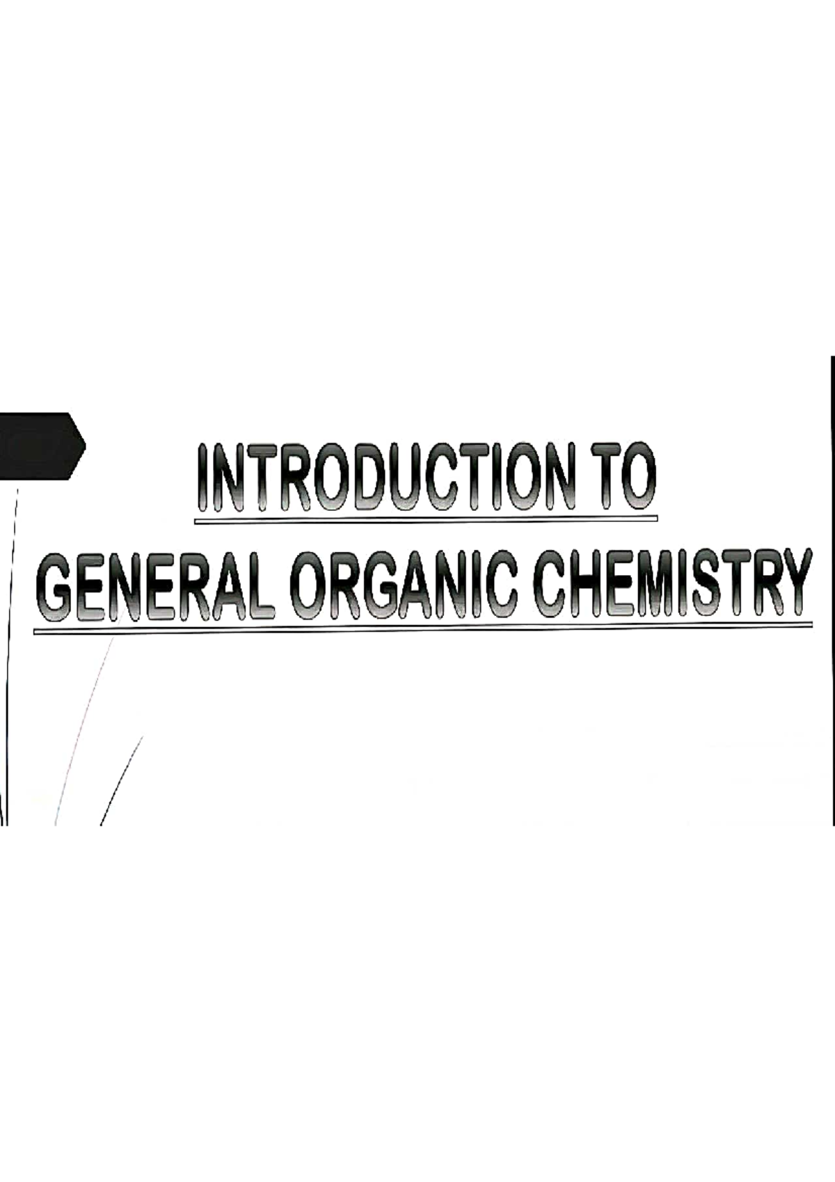 GOC. pdf - Organic chemistry - INTRODUCTION TO GENERAL ORGANIC ...
