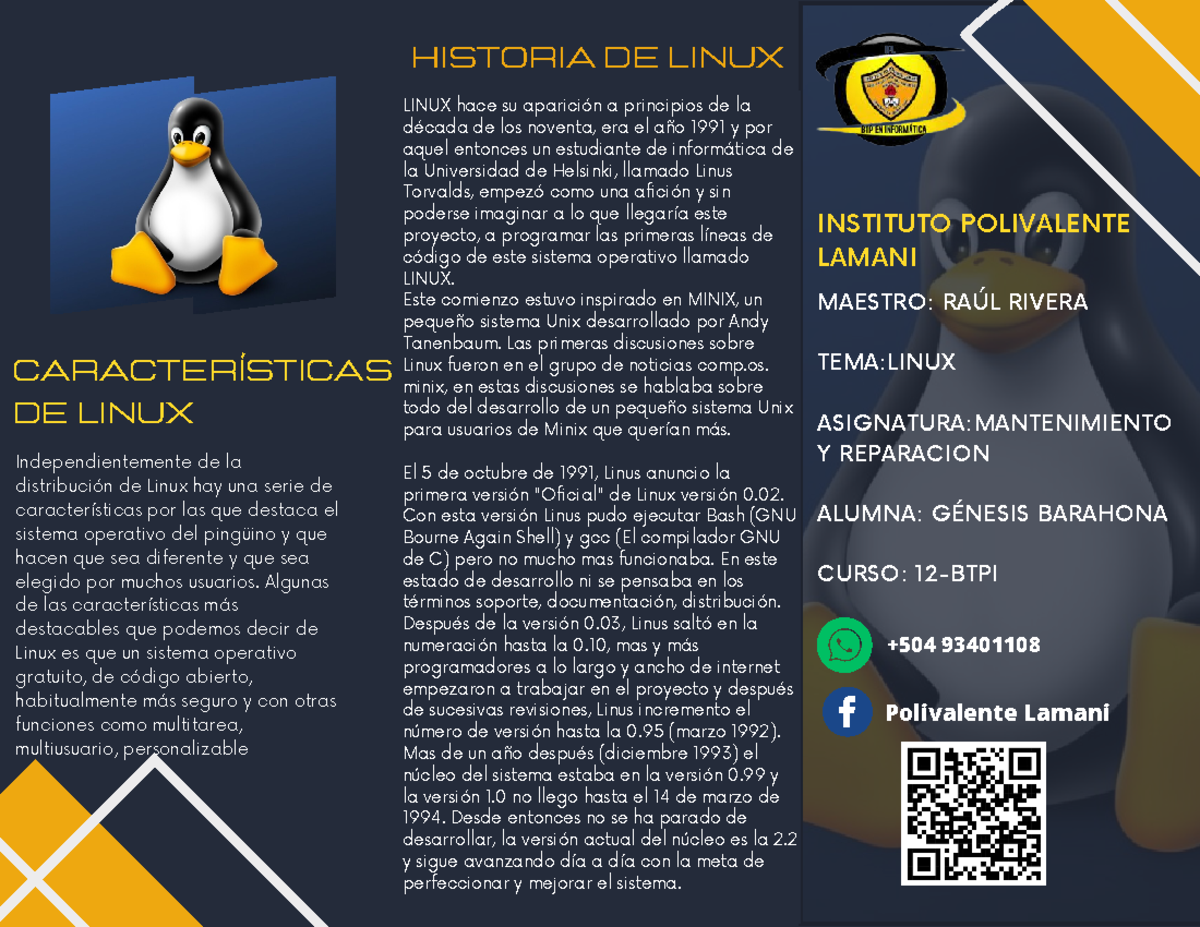 Sistema Operativo Linux - ####### LINUX hace su aparición a principios ...