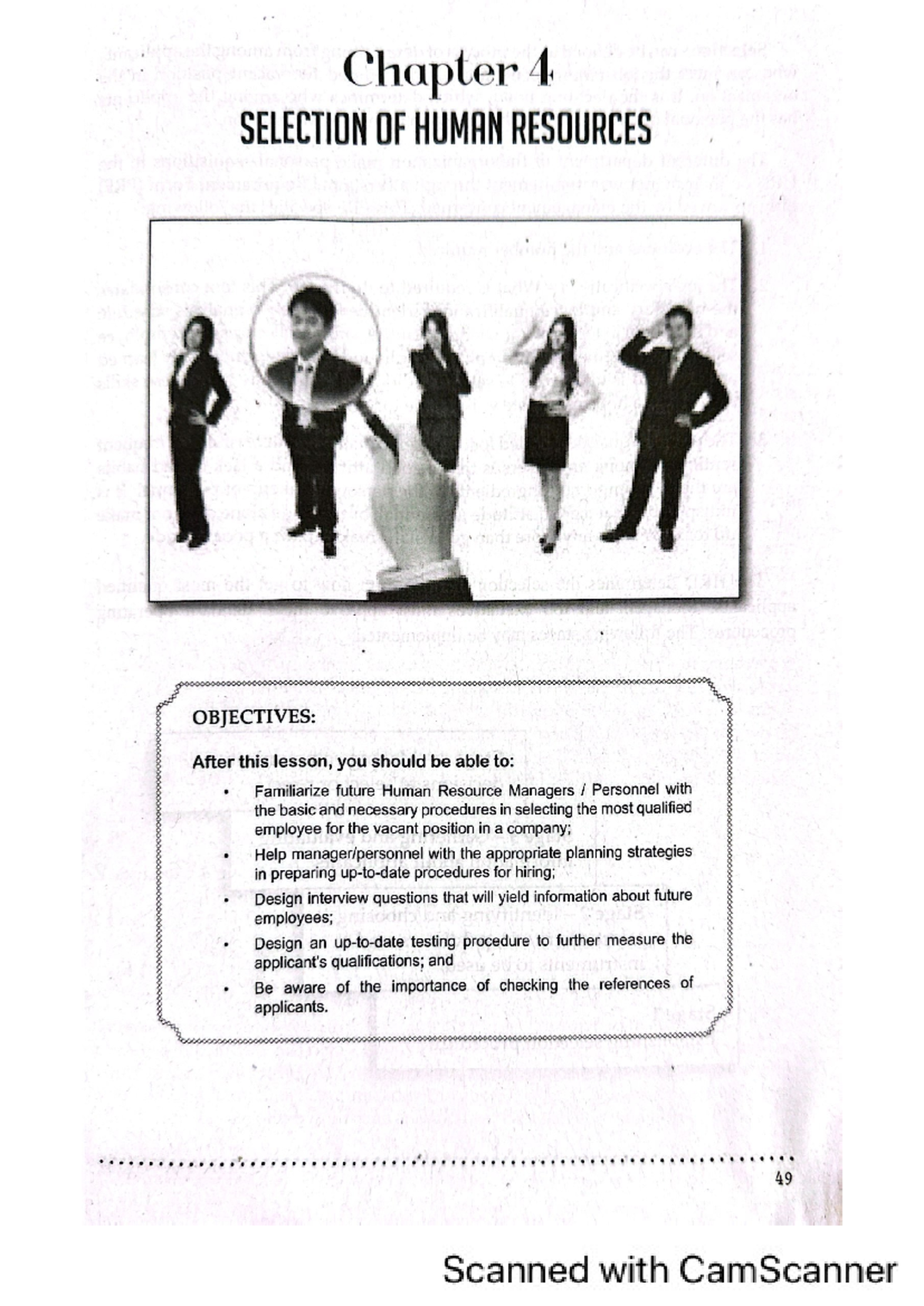 Chapter 4 Selection of Human Resources - Basic Economics - Studocu