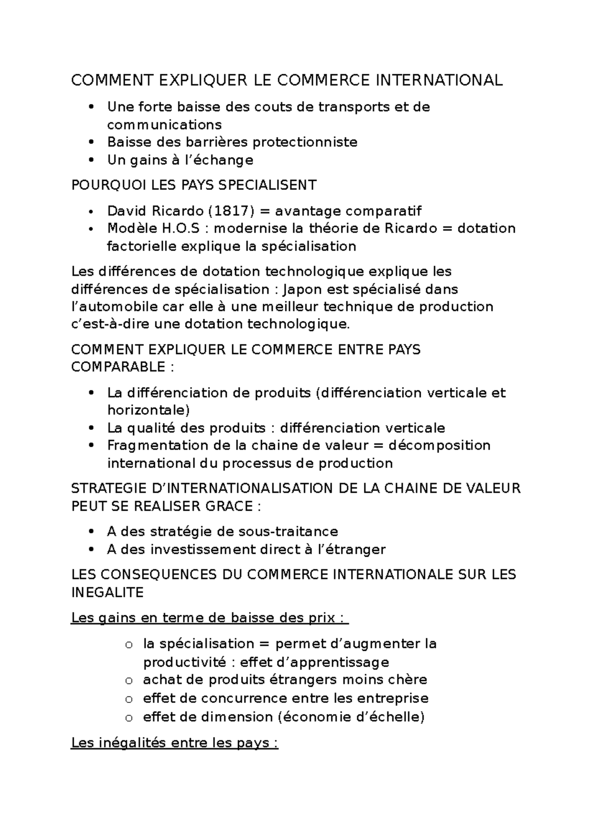 SES Le commerce international-fiche - COMMENT EXPLIQUER LE COMMERCE ...
