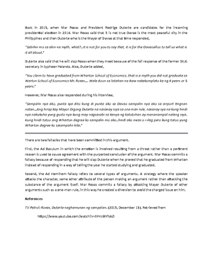 Module 4 HUM - Examples and notes - (I) Some dogs are friendly. A: All ...