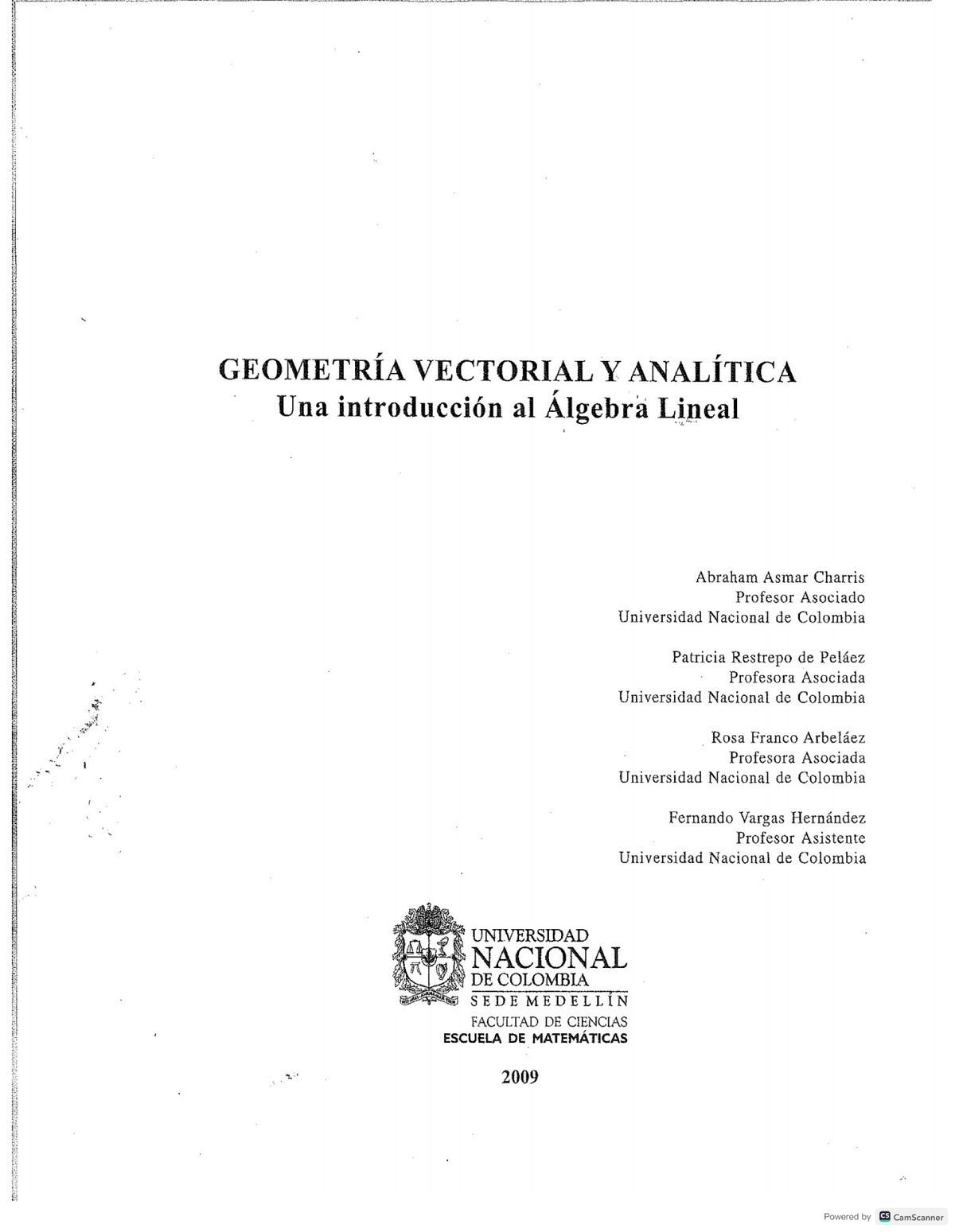 Geometria-vectorial-y-analitica(5) - Geometría Analítica - Studocu