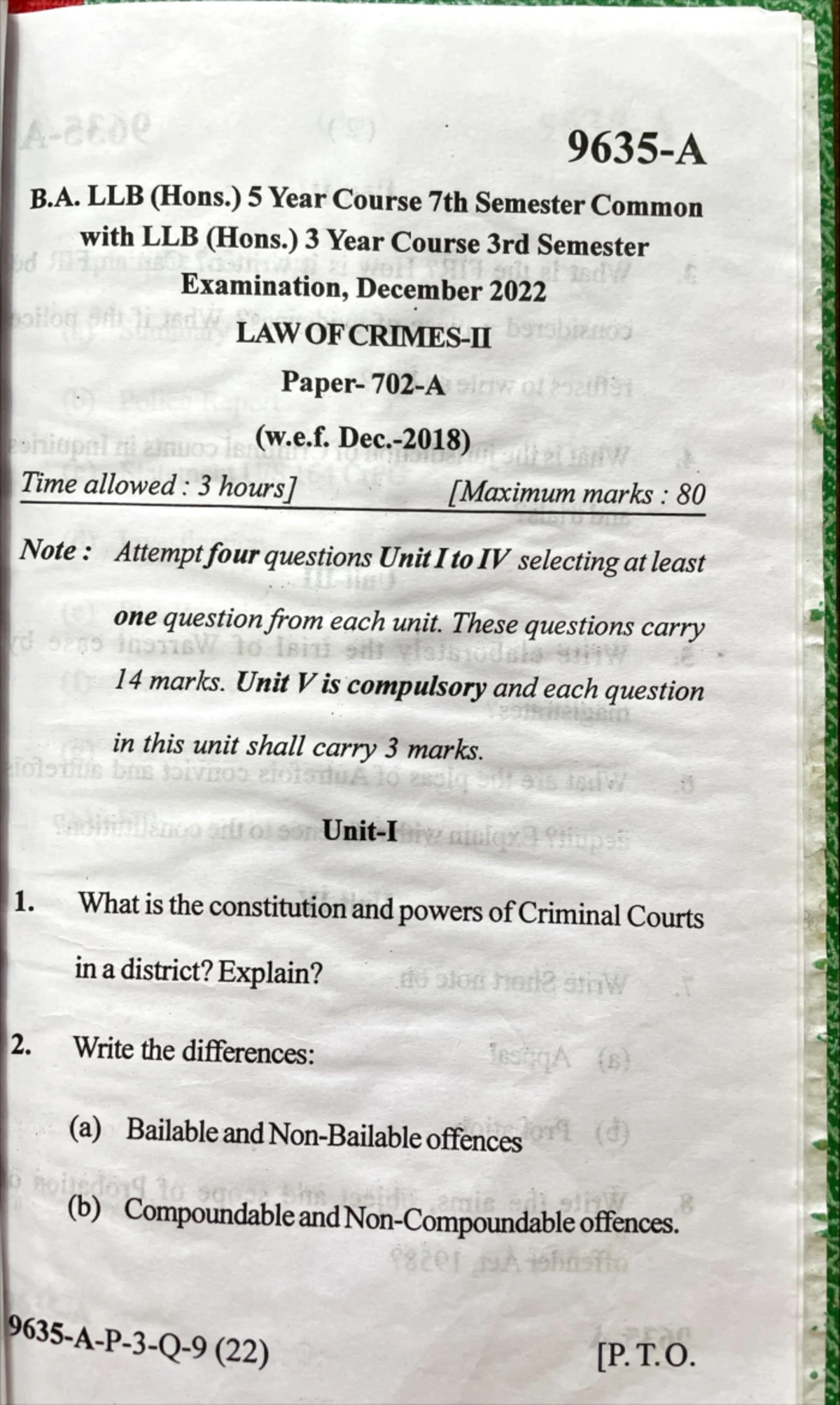 Taxation - lecture notes of law semester 3 . question paper also ...
